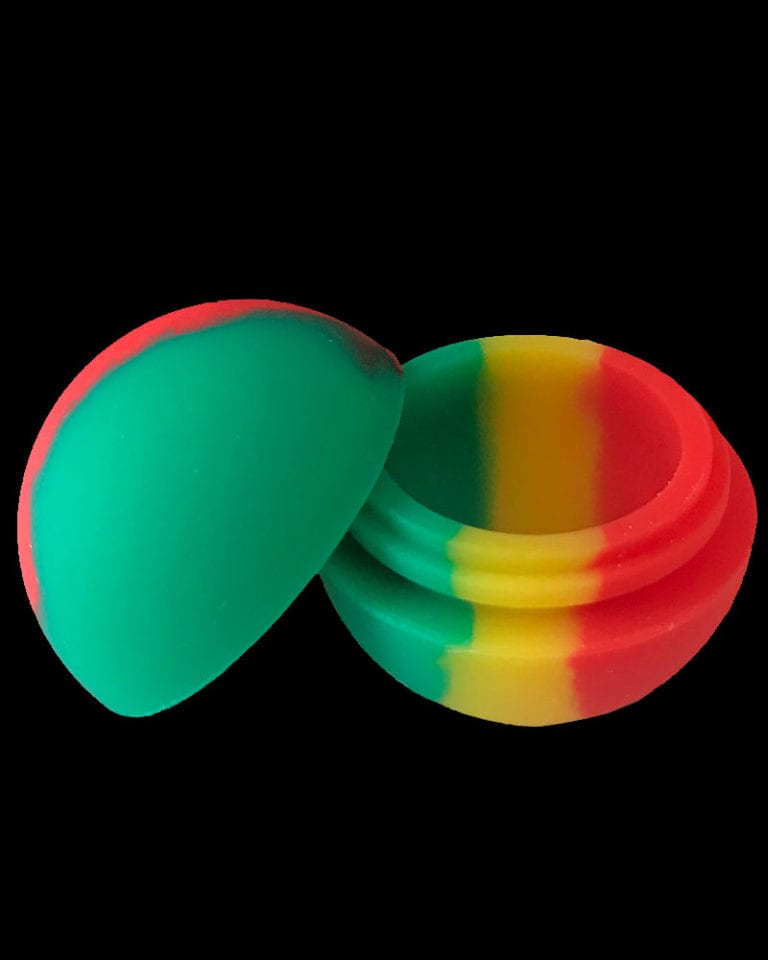 Rasta Rosin Dab Jar 5ml Silicone Ball Rosin Container